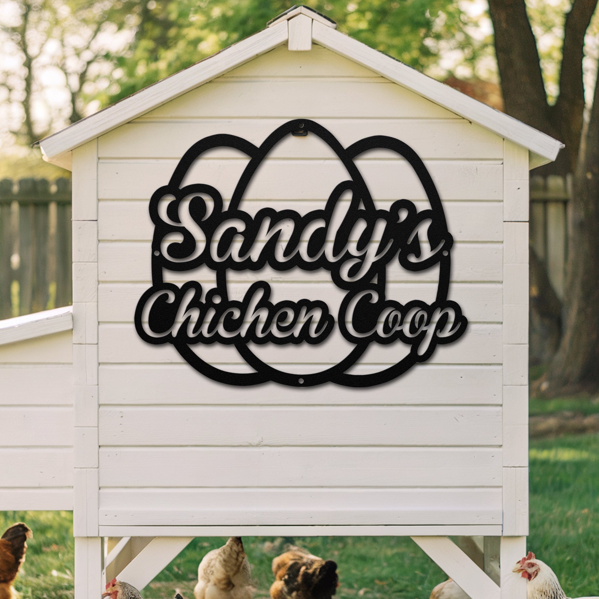 The Egg Sign – Chicken Coop Signs